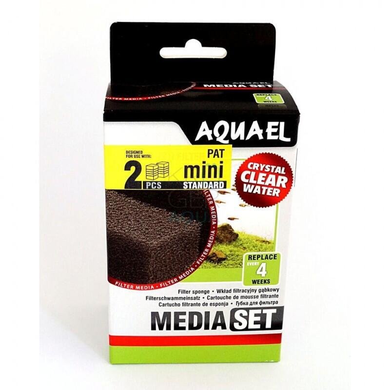 AQUAEL Pat Mini - Filter svamp - Standard - 2stk ...
